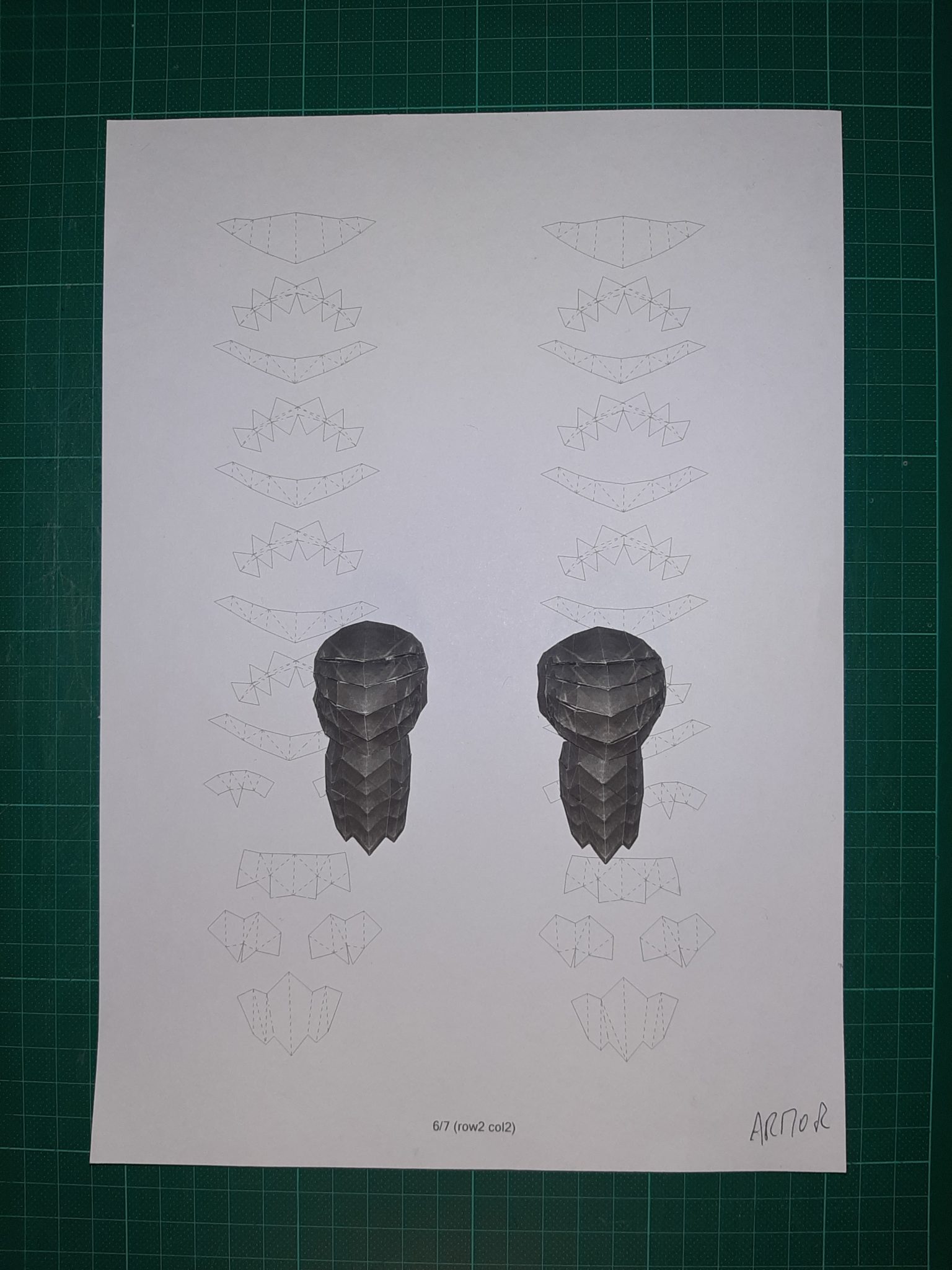 Predator Paper model assy 10 - Maquette en papier - Paper Model ...