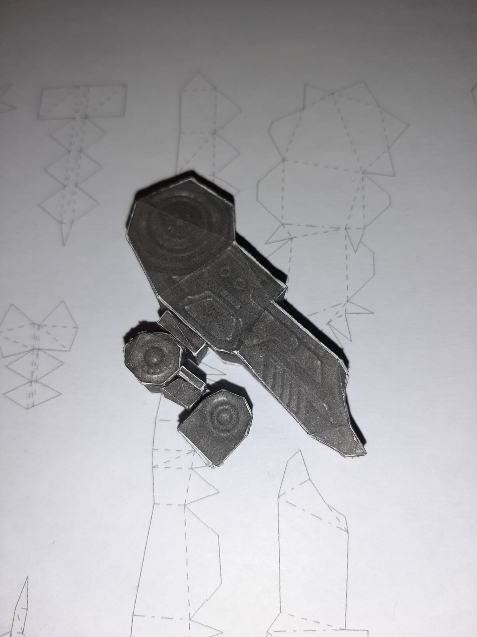 Predator Paper model assy 12 - Maquette en papier - Paper Model ...