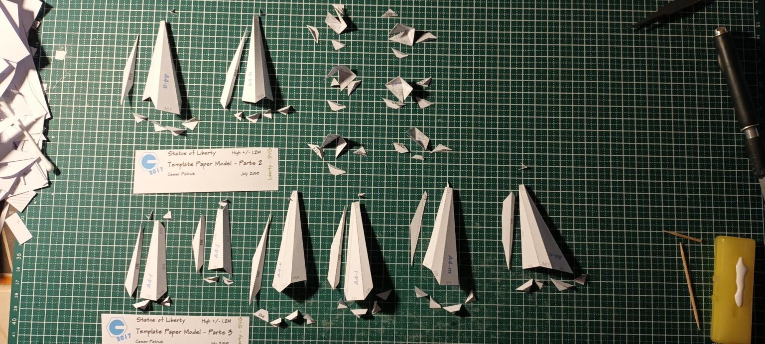 Statue de la Liberté : Making Off de la construction- Maquette en ...